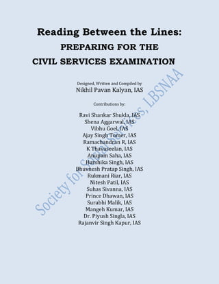 Preparation for civil examinations | PDF