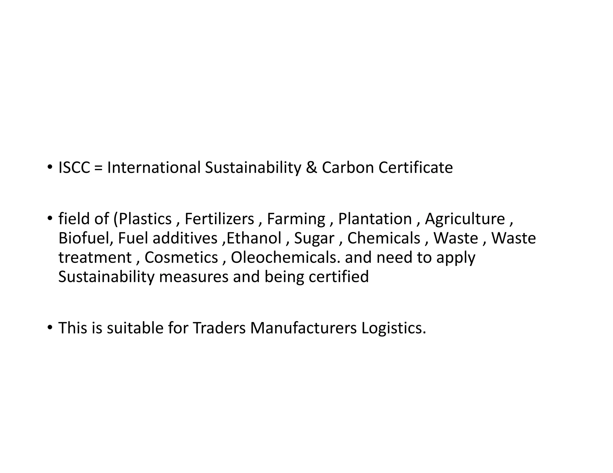 Preparation your company for ISCC certificate profile and paste ...