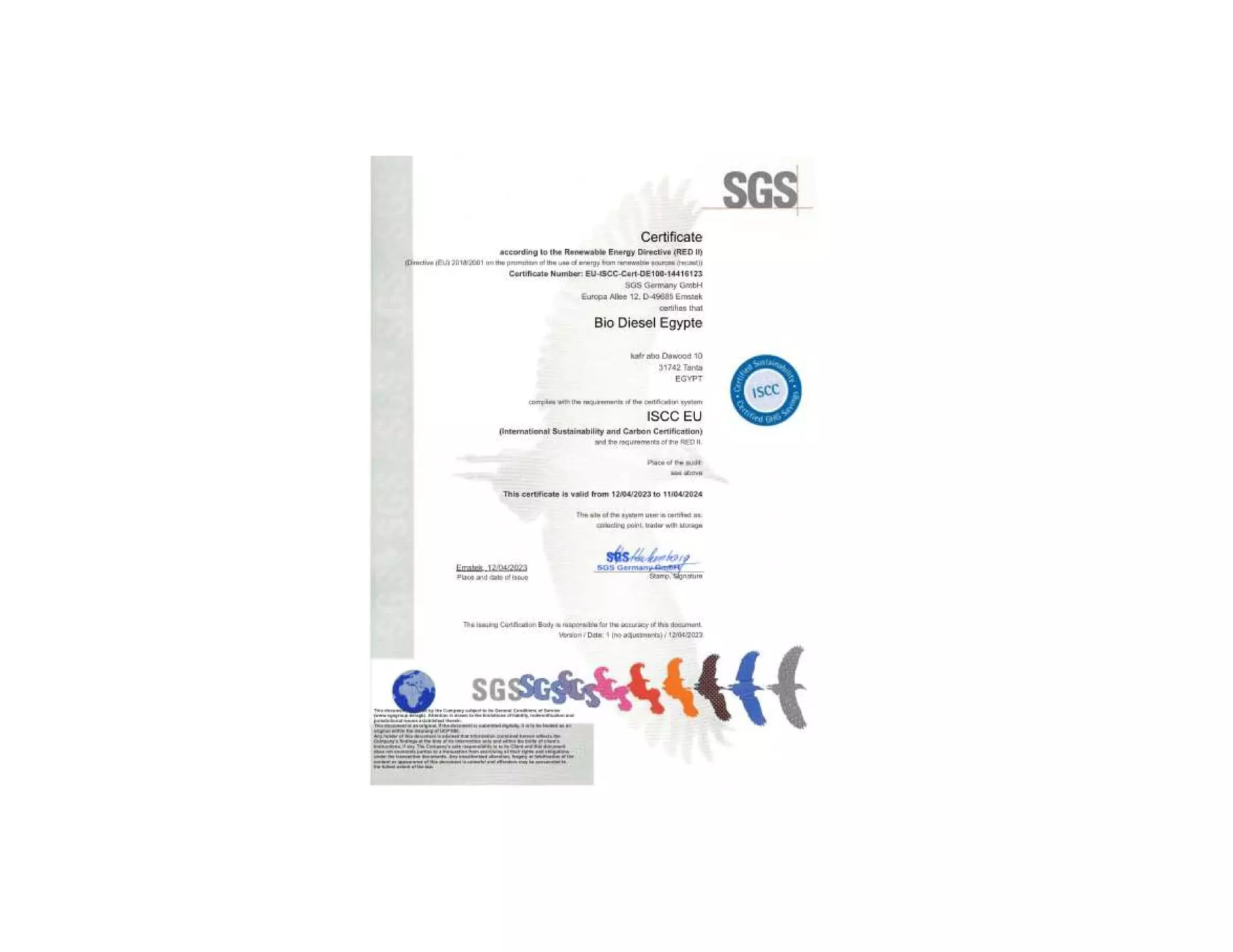 Preparation your company for ISCC certificate profile and paste experience.pdf