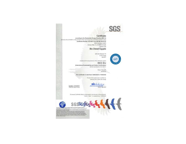 Preparation your company for ISCC certificate profile and paste ...