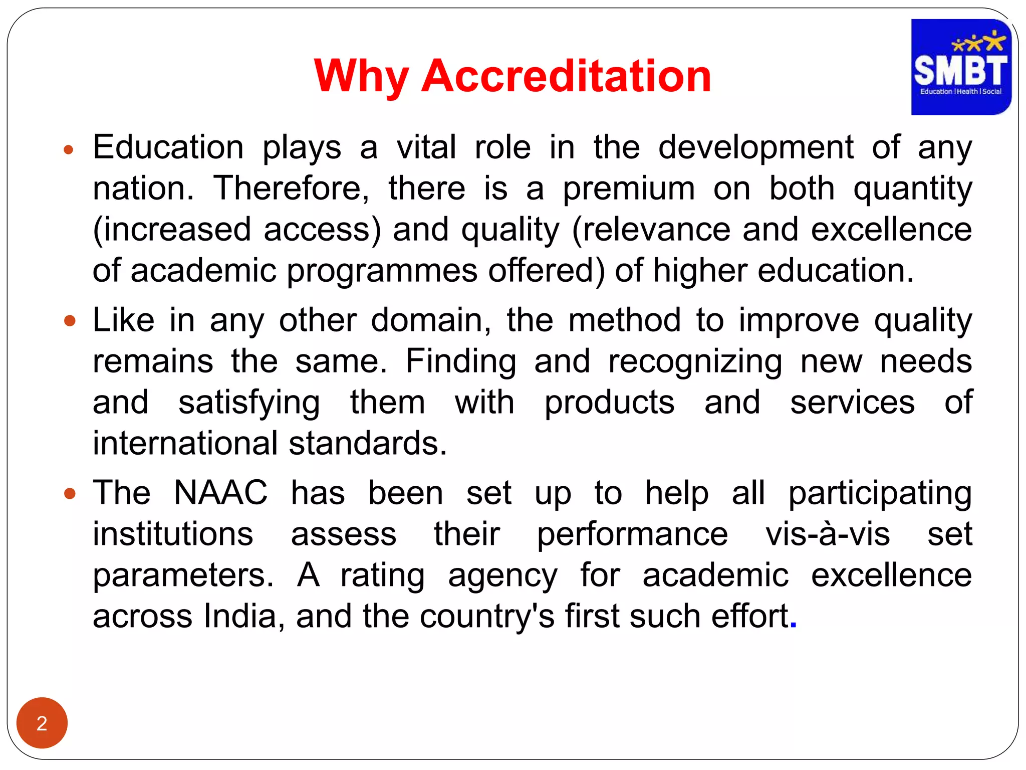 Preparation for NAAC accreditation | PPT