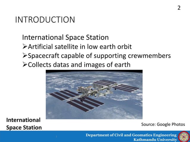 Preparation of 3 d model of international space station | PPT