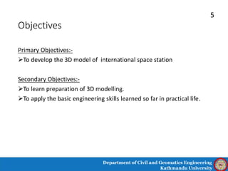 Preparation of 3 d model of international space station | PPT