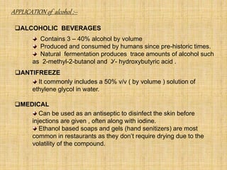Preparation of alcohol | PPTX
