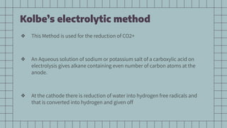Preparation of alkanes presentation | PDF