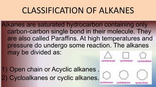 Preparation of alkanes class 11-HYDROCARBONS (PART 1) | PPTX
