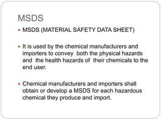 Preparation of a msds | PPTX