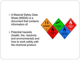 Preparation of a msds | PPTX