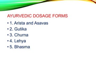Preparation of Aristas and Standerdization of Ayurvedic dosage forms ...