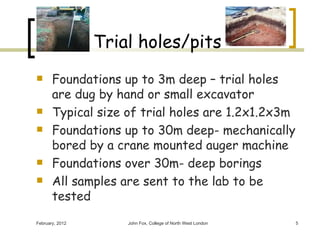 Preparation of a site part 6 | PPT