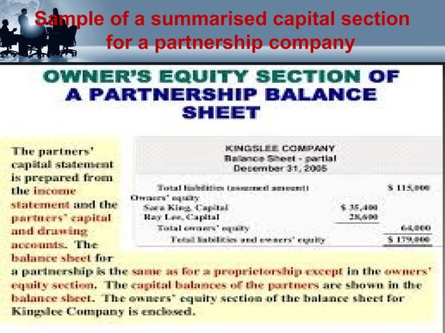 Preparation of balance sheet of partners | PPT | Business Accounting ...