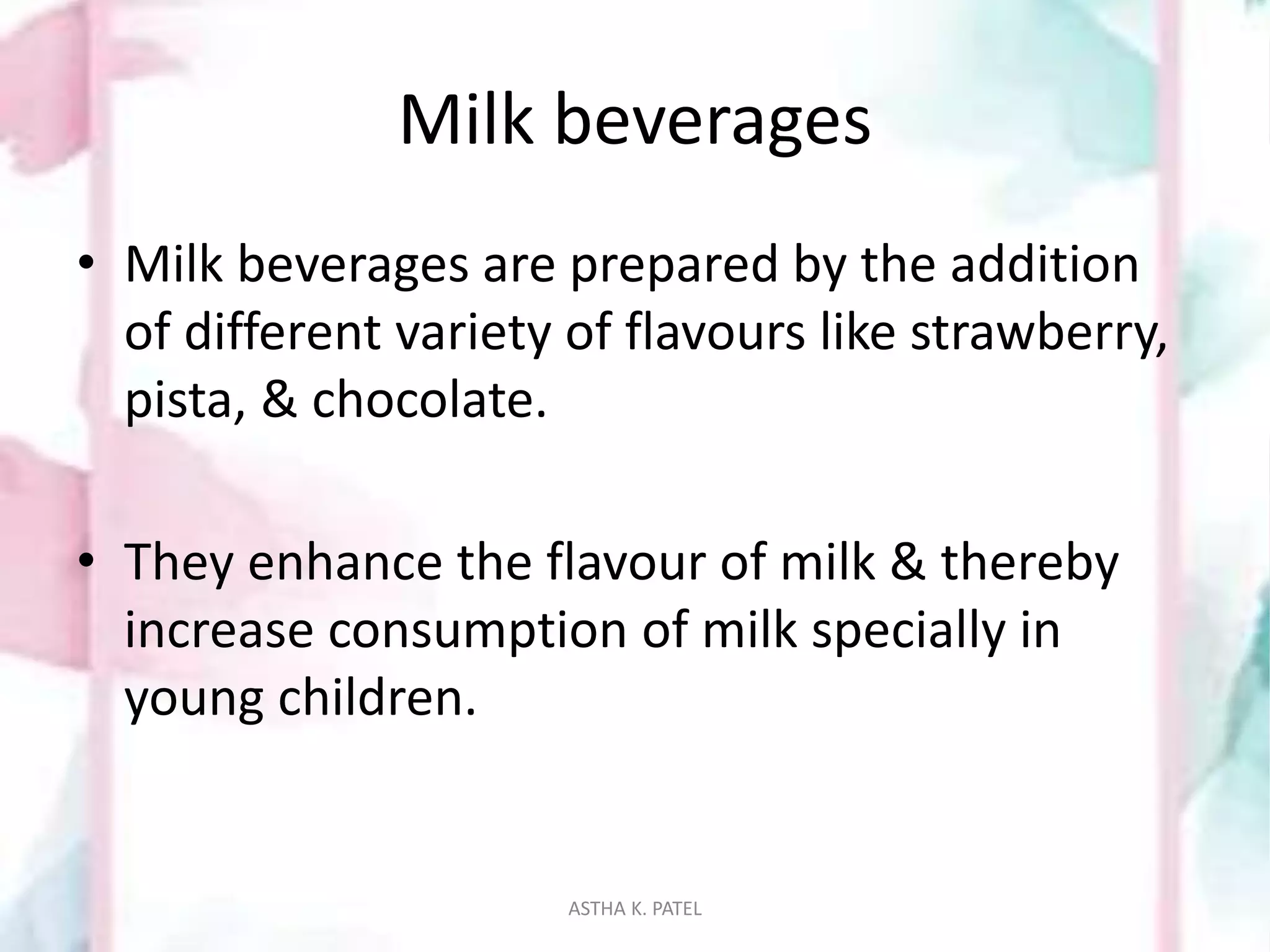 Preparation of beverages | PPTX