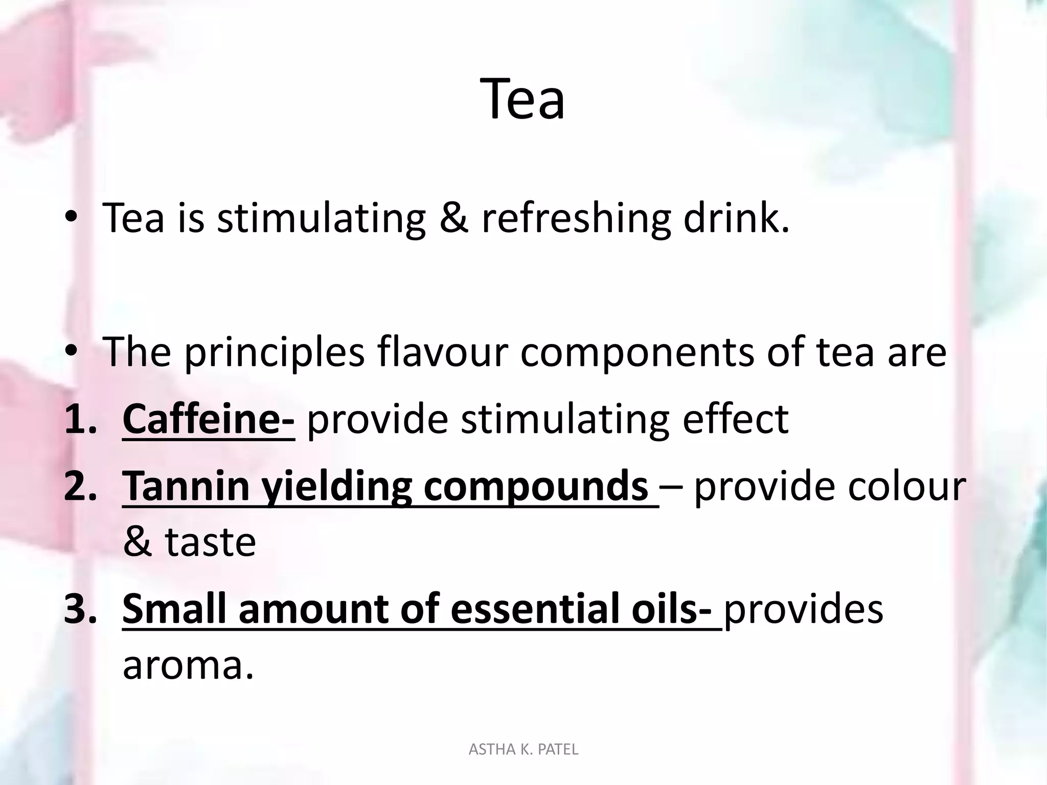 Preparation of beverages | PPTX