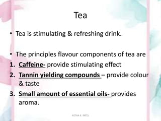 Preparation of beverages | PPTX