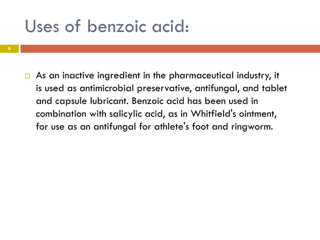Preparation of benzoic acid by cannizzaro reaction -pptx.pdf | Chemistry | Science
