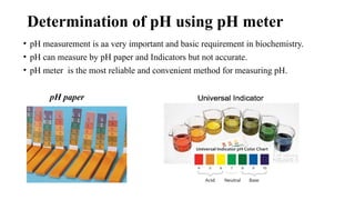 Preparation of buffers and estimation of pH by using pH meter.pptx