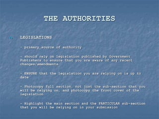 preparation of bundle of authorities (1).ppt