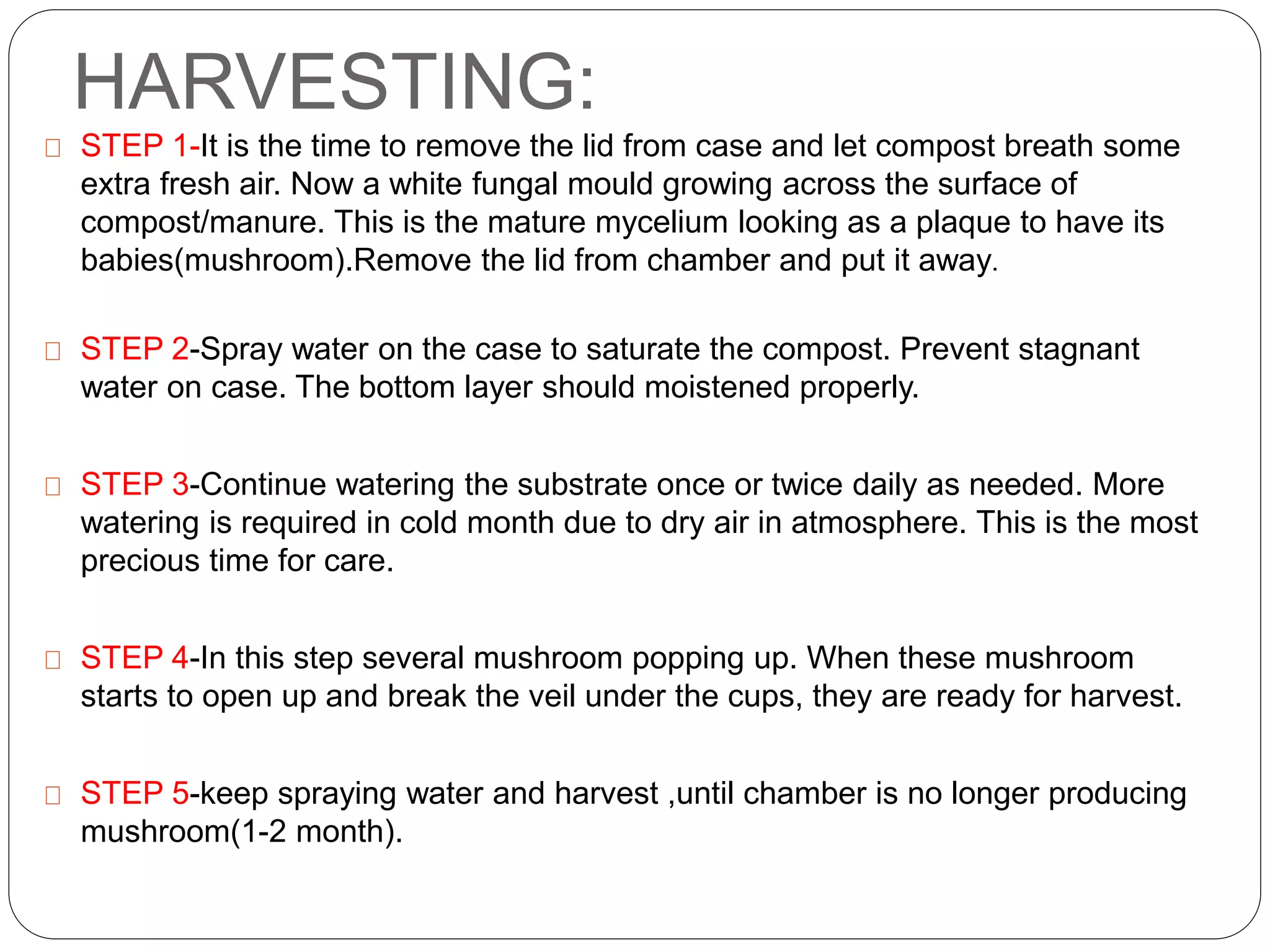 Preparation of casing mixture, its types and application | PPTX