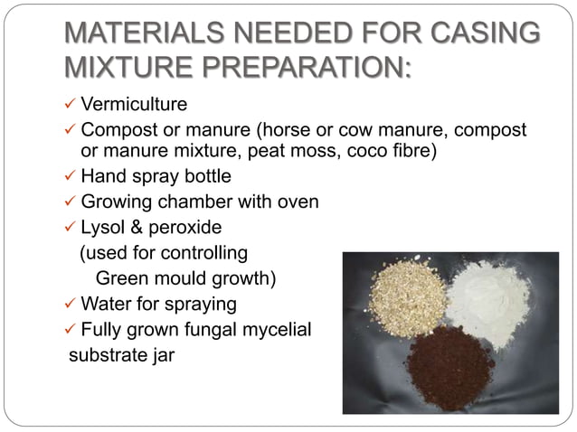 Preparation of casing mixture, its types and application | PPTX