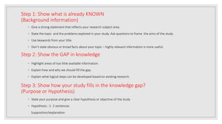 Preparation of chapter 1 | PPT