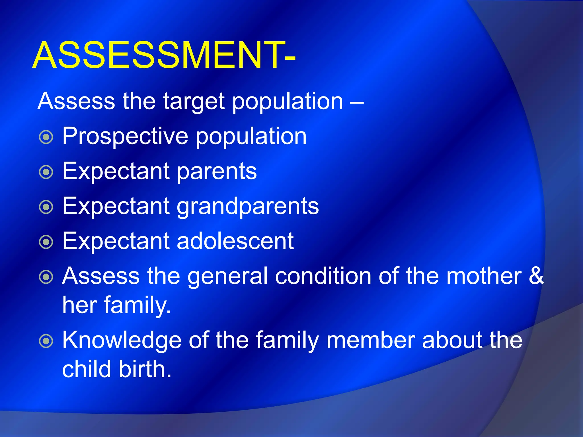 Preparation of child birth | PPTX