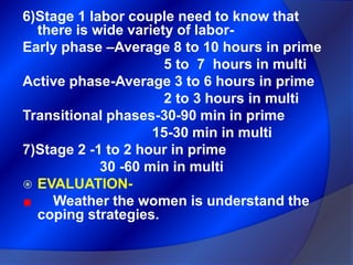Preparation of child birth | PPTX