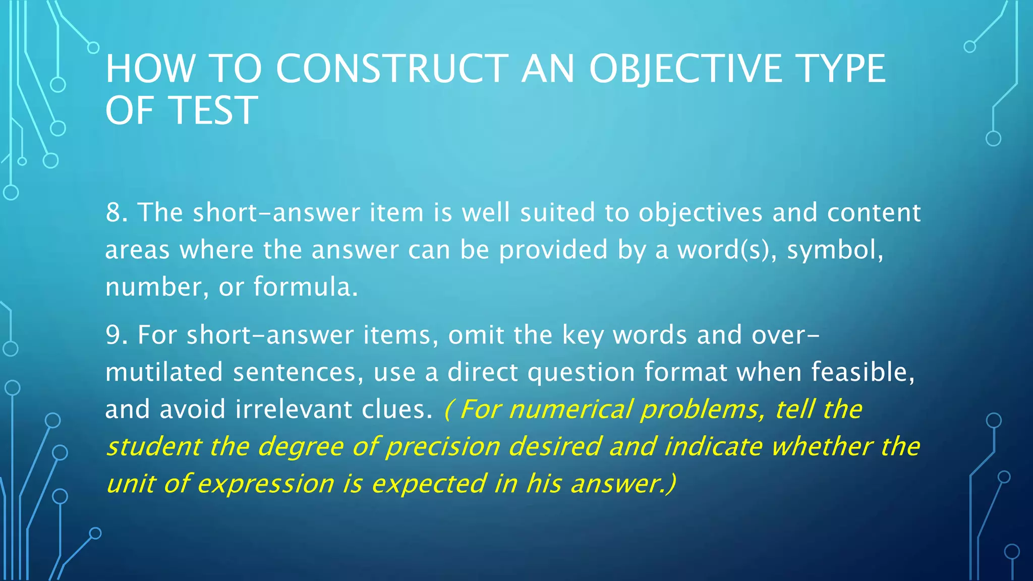 Preparation of Classroom Assessment (SLP-B @ BISCAST) | PPTX