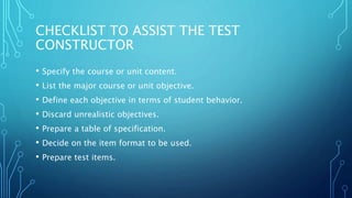 Preparation of Classroom Assessment (SLP-B @ BISCAST) | PPTX