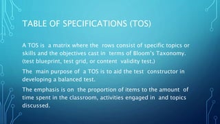 Preparation of Classroom Assessment (SLP-B @ BISCAST) | PPTX ...