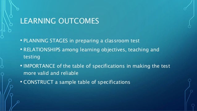 Preparation of Classroom Assessment (SLP-B @ BISCAST)