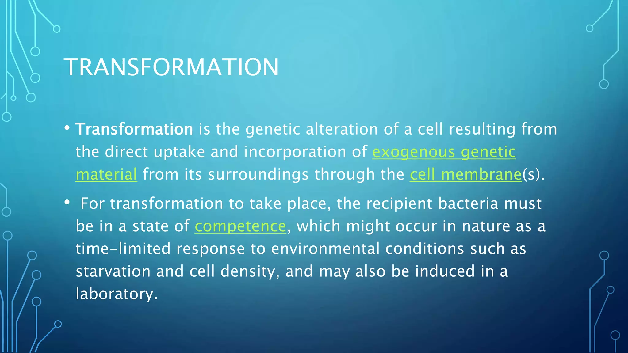 Preparation of competent cells | PPTX