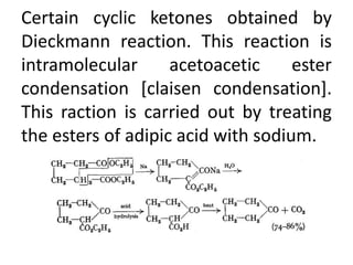 Preparation of cycloalkanes | PPTX