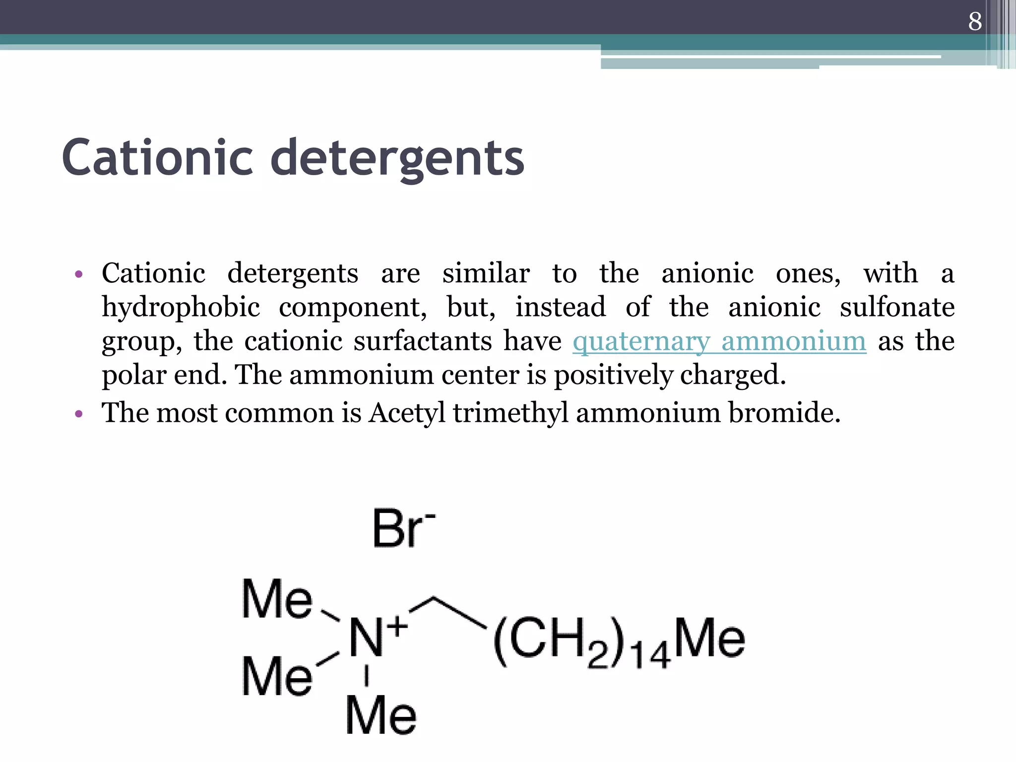 Preparation of detergents maria presentation | PPTX