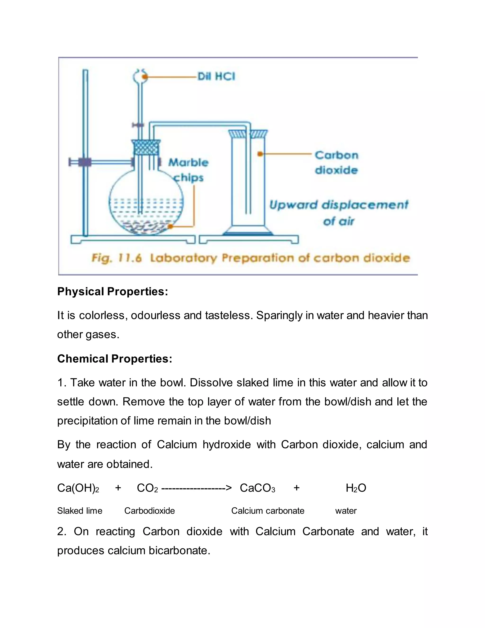 Preparation of gases | DOCX