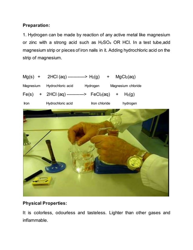 Preparation of gases | DOCX | Chemistry | Science