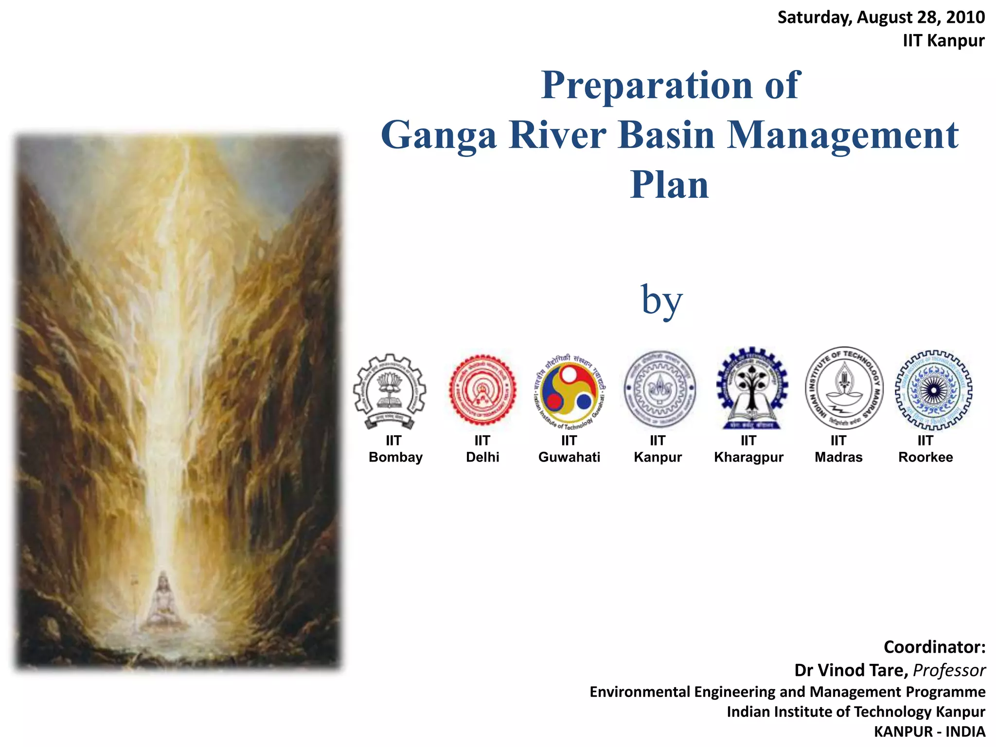 Preparation of Ganga River Basin Management Plan | PPTX | Civil ...