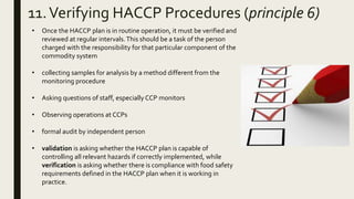 Preparation of haccp plan | PPTX