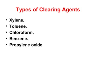 Preparation of histological slide | PPT