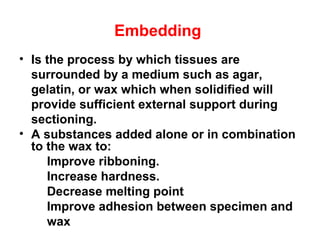Preparation of histological slide | PPT