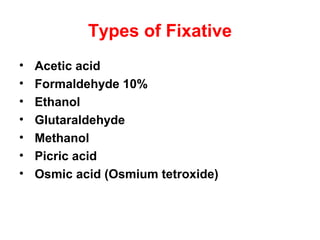 Preparation of histological slide | PPT