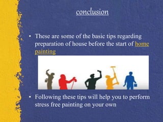 Preparation of home before painting | PPTX