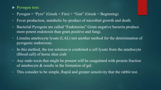 Preparation of large volume and small volume parenteral | PPTX