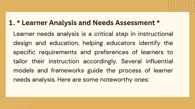 Preparation of learning material and text book Level PhD Topic Understanding Learners and ...