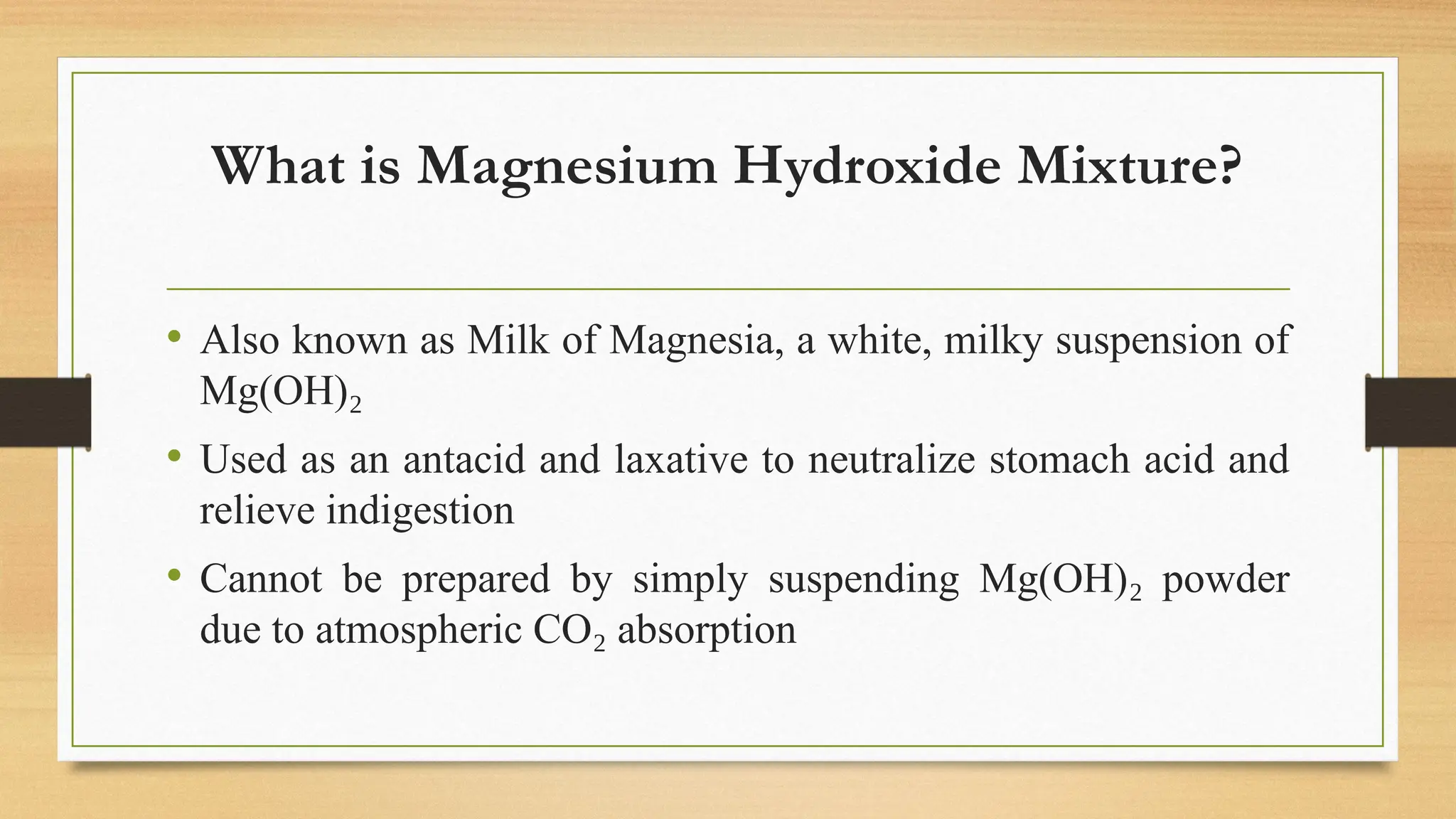 Preparation of Magnesium Hydroxide Mixture-By-Mukesh-Shukla.pptx