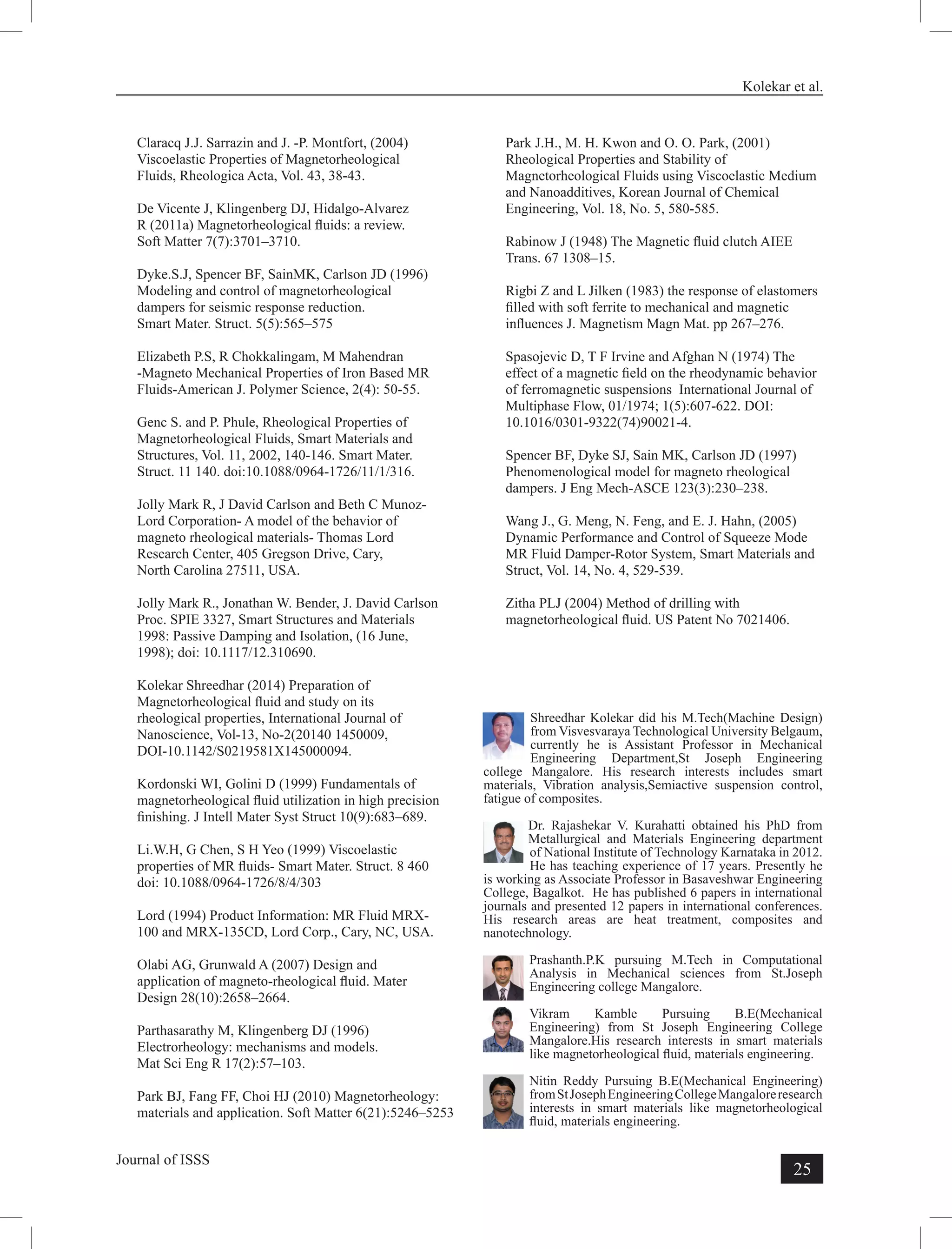 Preparation of magnetorheological fluid | PDF