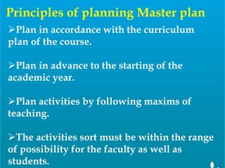 Preparation of master plan | PPT