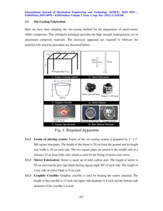 Preparation of metal matrix composites by stir-casting method | PDF