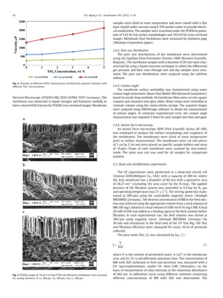 Preparation of mixed-matrix membranes for micellar enhanced ...