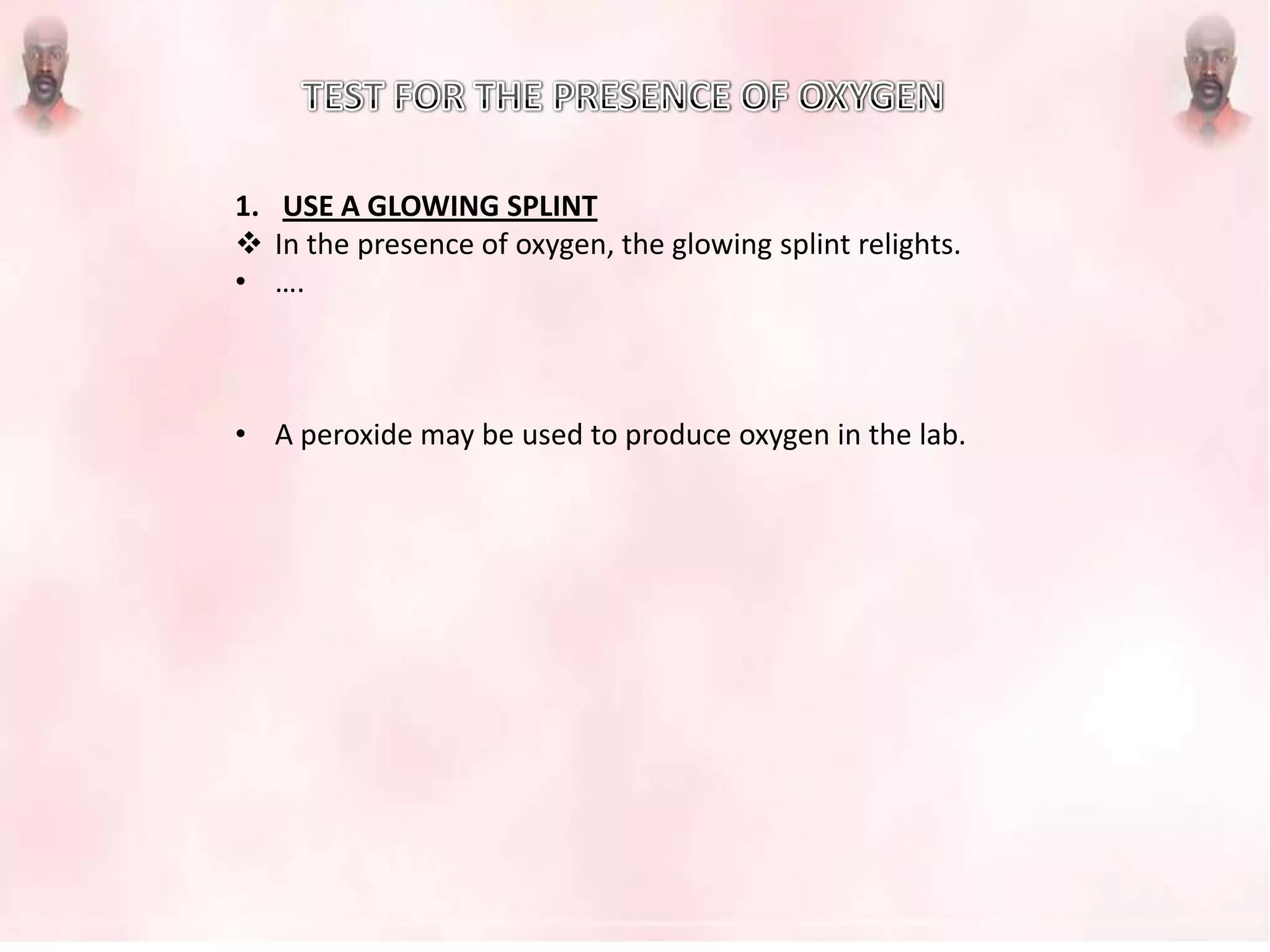 Preparation of oxygen | PPTX