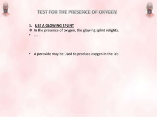 Preparation of oxygen | PPTX